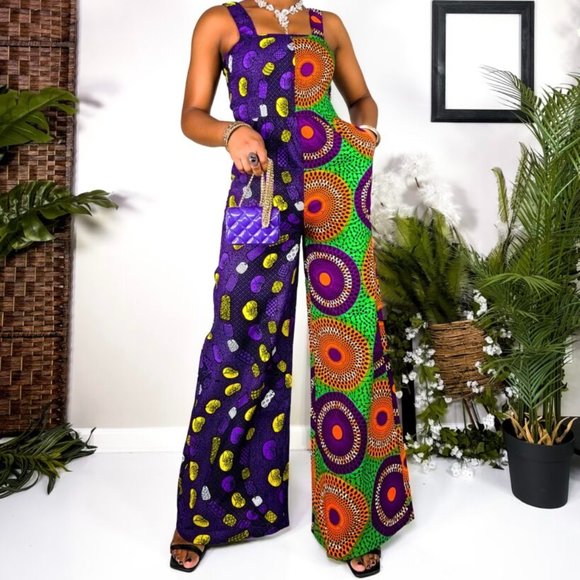 CHIMZI | Pants & Jumpsuits | Bosede Jumpsuit Womens Jumpsuit In African ...